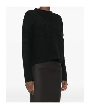 MAISON MARGIELA Long Sleeve Crewneck Jumper - Black