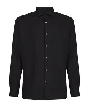 Zegna Cashco Shirt - Black