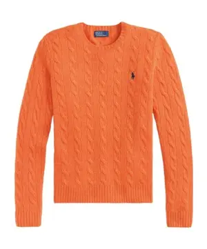 Polo Ralph Lauren Pony-embroidered Cable-knit Sweater