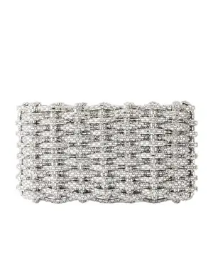 SIMKHAI Morgan Woven Clutch Bag