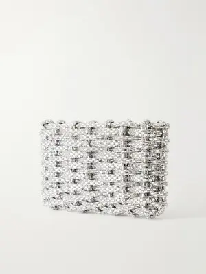 Simkhai Morgan Woven Clutch Bag