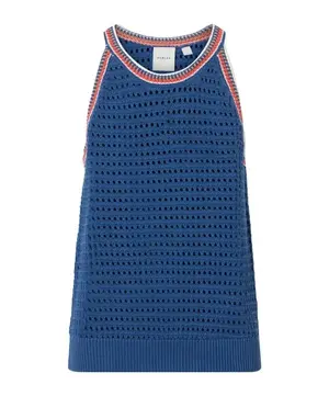 Varley Crochet-knit Cotton Tank