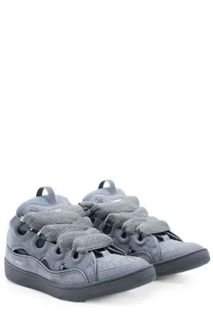 LANVIN Wavy-lace Low-top Sneakers