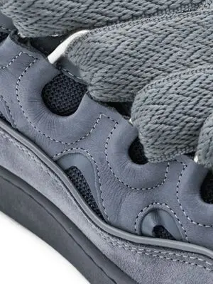 LANVIN Wavy-lace Low-top Sneakers