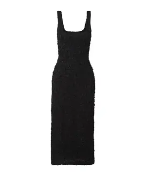 Mara Hoffman Textured Midi Dress - Black