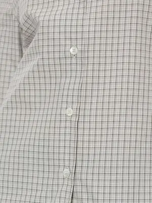 MAISON MARGIELA Checked Long Sleeve Shirt - Beige