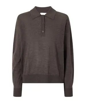 Loulou De Saison Minimal Loose Knit Sweater - Black