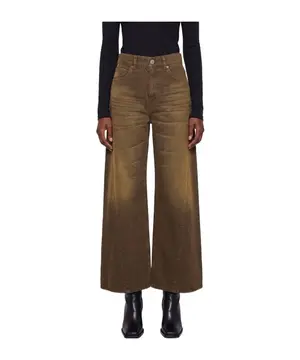 MAISON MARGIELA Wide-leg Faded Panelled Jeans