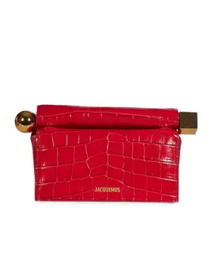 JACQUEMUS Logo Clutch