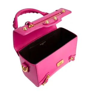 Balenciaga Box Le City Mini Shoulder Bag - Rose Red