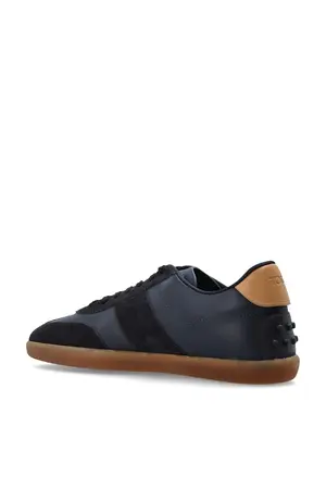 TOD'S Round Toe Lace-up Low Top Casual Sneakers