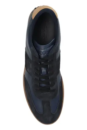 TOD'S Round Toe Lace-up Low Top Casual Sneakers