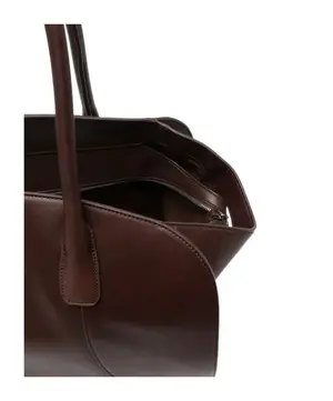 Emporio Armani Logo-plaque Leather Tote Bag