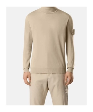 Stone Island Regular-fit Turtleneck Jumper With Ribbed Trims