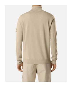 Stone Island Regular-fit Turtleneck Jumper With Ribbed Trims