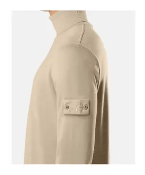 Stone Island Regular-fit Turtleneck Jumper With Ribbed Trims