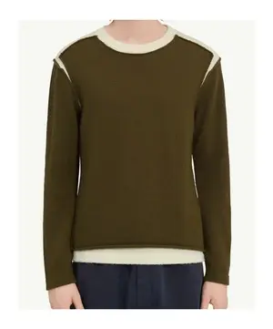 MAISON MARGIELA Crew Neck Jumper With Contrasting Trims