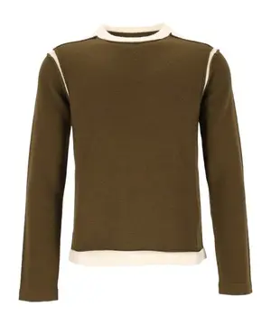 MAISON MARGIELA Long Sleeve Crewneck Jumper - Green