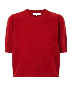 FRAME Short Sleeve Knit Top