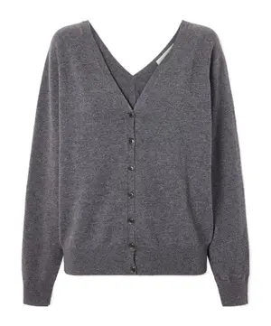 LISA YANG Casual Knit Cardigan
