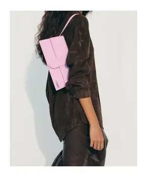 Jacquemus Flap Shoulder Bag - Light Pink