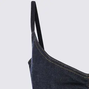 Jacquemus The De-nîmes Pina Denim Top - Deep Navy Blue