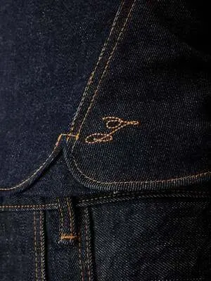 Jacquemus The De-nîmes Pina Denim Top - Deep Navy Blue