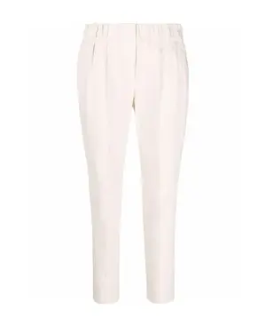 Brunello Cucinelli Cropped Slim-cut Trousers