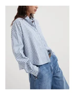 Brunello Cucinelli Stripe Detailed Buttoned Shirt
