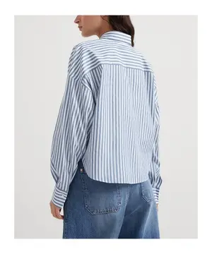 Brunello Cucinelli Stripe Detailed Buttoned Shirt