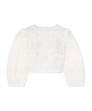 Borgo De Nor Embroidered Cropped Top - No