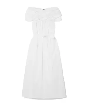 Adam Lippes Twist-detail Maxi Dress
