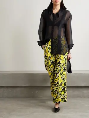 Adam Lippes High-waisted Straight-leg Pants - No