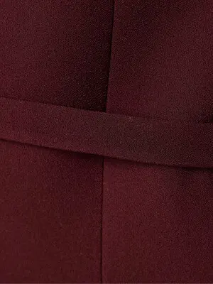 SAFIYAA LONDON Asymmetrical Crepe Halter Top