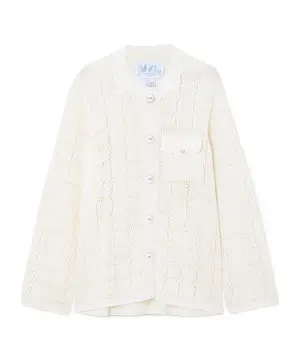 CALLE DEL MAR Perforated Knitted Shirt