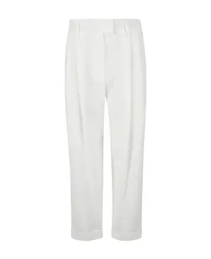 Brunello Cucinelli Pleated-detail Straight Trousers