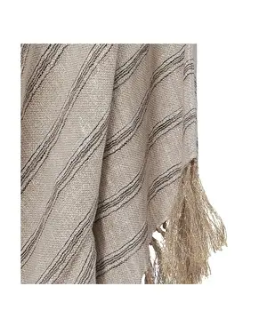 Brunello Cucinelli Striped Tassel-trim Poncho