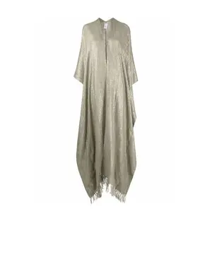 Brunello Cucinelli Metallic-thread Oversized Scarf