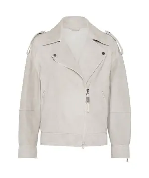 Brunello Cucinelli Long Sleeved Zip-up Jacket