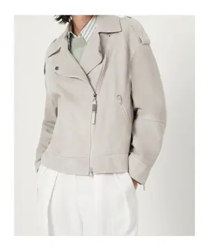 Brunello Cucinelli Long Sleeved Zip-up Jacket