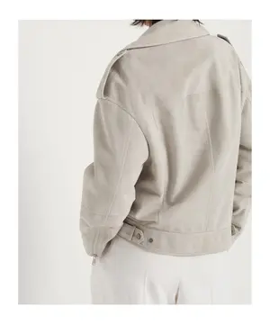 Brunello Cucinelli Long Sleeved Zip-up Jacket