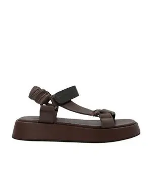 Brunello Cucinelli Monile Logo Platform Sandals