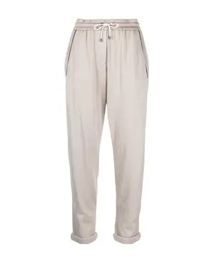 Brunello Cucinelli Drawstring Tapered-leg Sweatpants