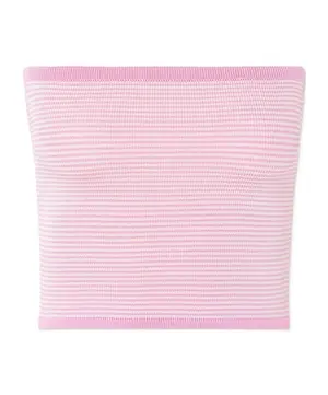 Calle Del Mar Strapless Striped Knitted Top