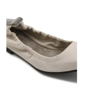 Brunello Cucinelli Embellished Slip-on Flat Shoes