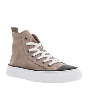 Brunello Cucinelli Embellished High-top Sneakers