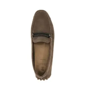 Brunello Cucinelli Monili Chain Detailed Slip-on Loafers