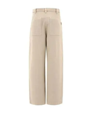 Brunello Cucinelli High-waist Wide-leg Trousers