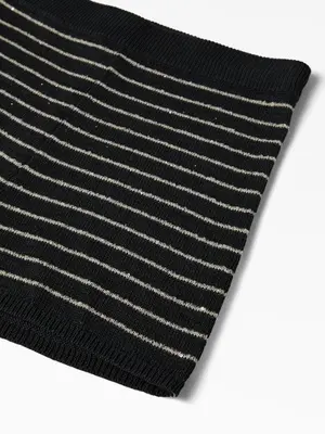Brunello Cucinelli Knitted Striped Mini Shorts