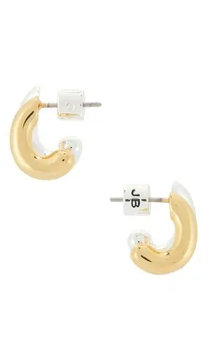 Jenny Bird Mini Florence Earrings In Metallic Gold